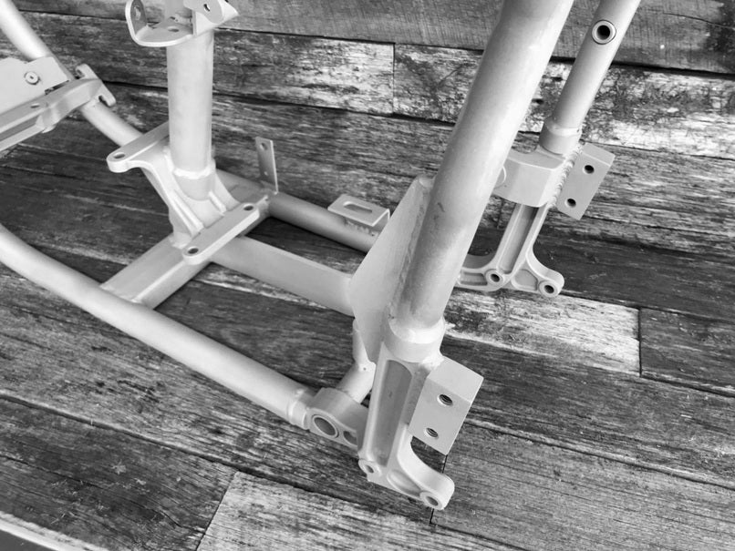 Harley Shovelhead Replica FLH Frame Package – Meat-Balls Springers